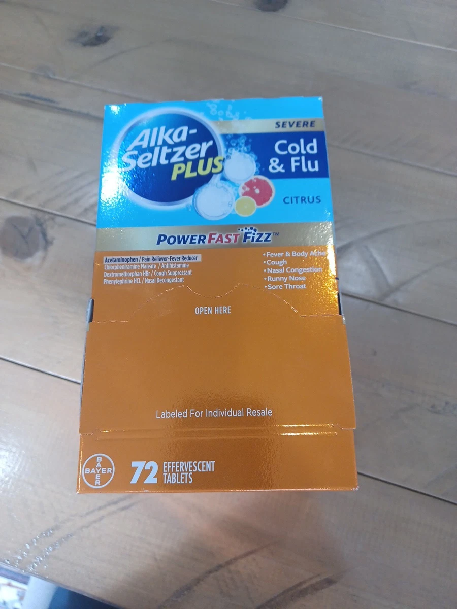 Alka Seltzer Cold And Flu Ingredients