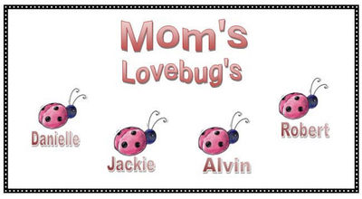Ladybug VINYL checkbook cover personalized children names Mother ...