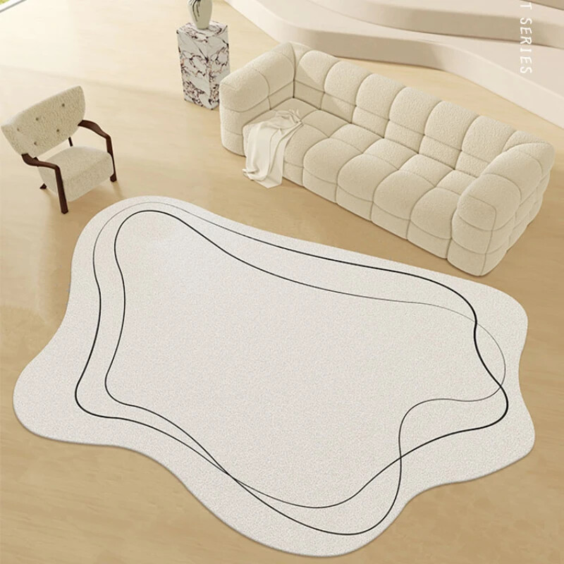 Irregular Shape Carpets Area Rugs Floor Mats for Bedroom Living Room ...