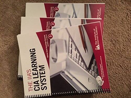 The IIA'a CIA Learning System - Part 3 - Spiral-bound - GOOD | eBay