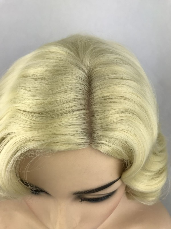 Women’s Wig Ladies Wig Short Finger Wave Ladies Daily Hair Wigs+Wig Cap ...