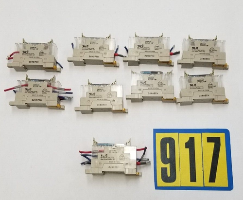 8x Omron P7SA-10F-ND Relay Base with Relay + 1x P7SA-14F | eBay