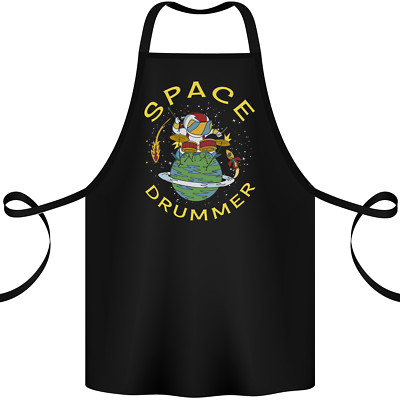 Space Drummer Drumming Astronaut Drum Cotton Apron 100% Organic | eBay