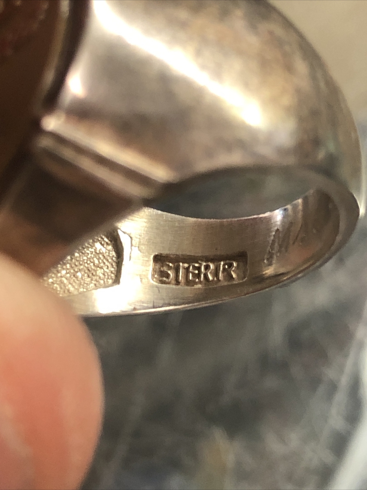 Vintage Boeing 15 Years Employee Ring Sterling Silver… - Gem