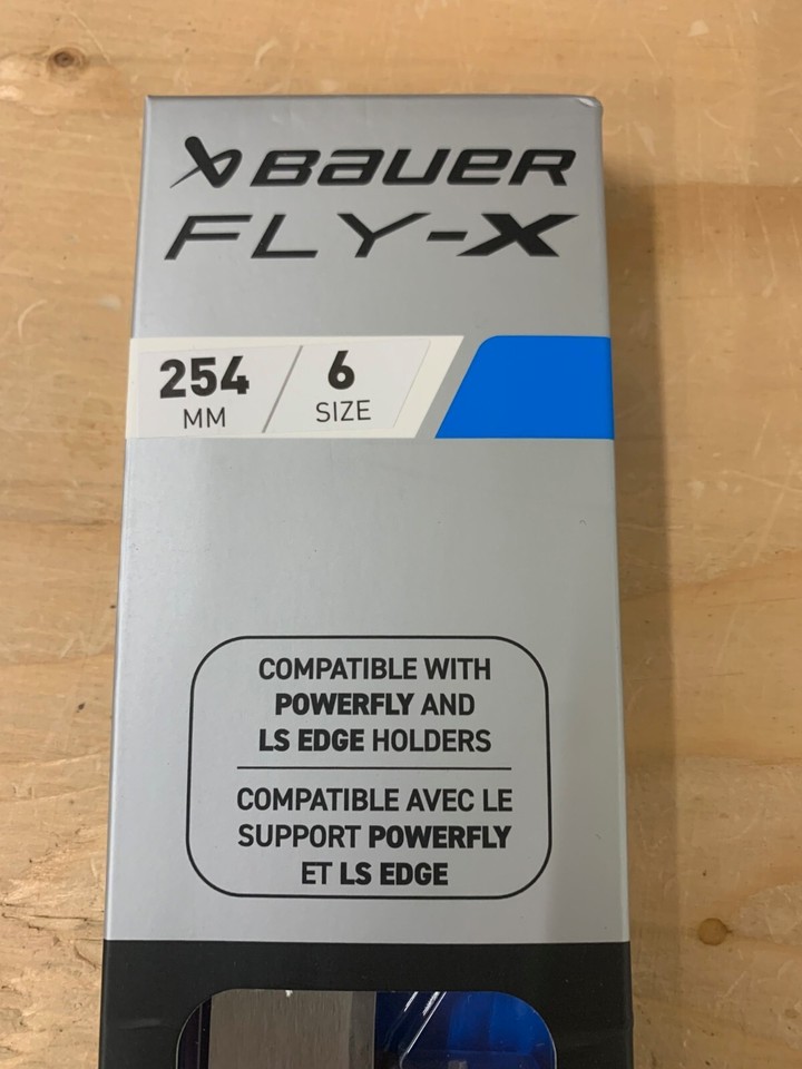Bauer Fly-X Hockey Skate Runners | Powerfly LS Edge Holder Skates Steel ...