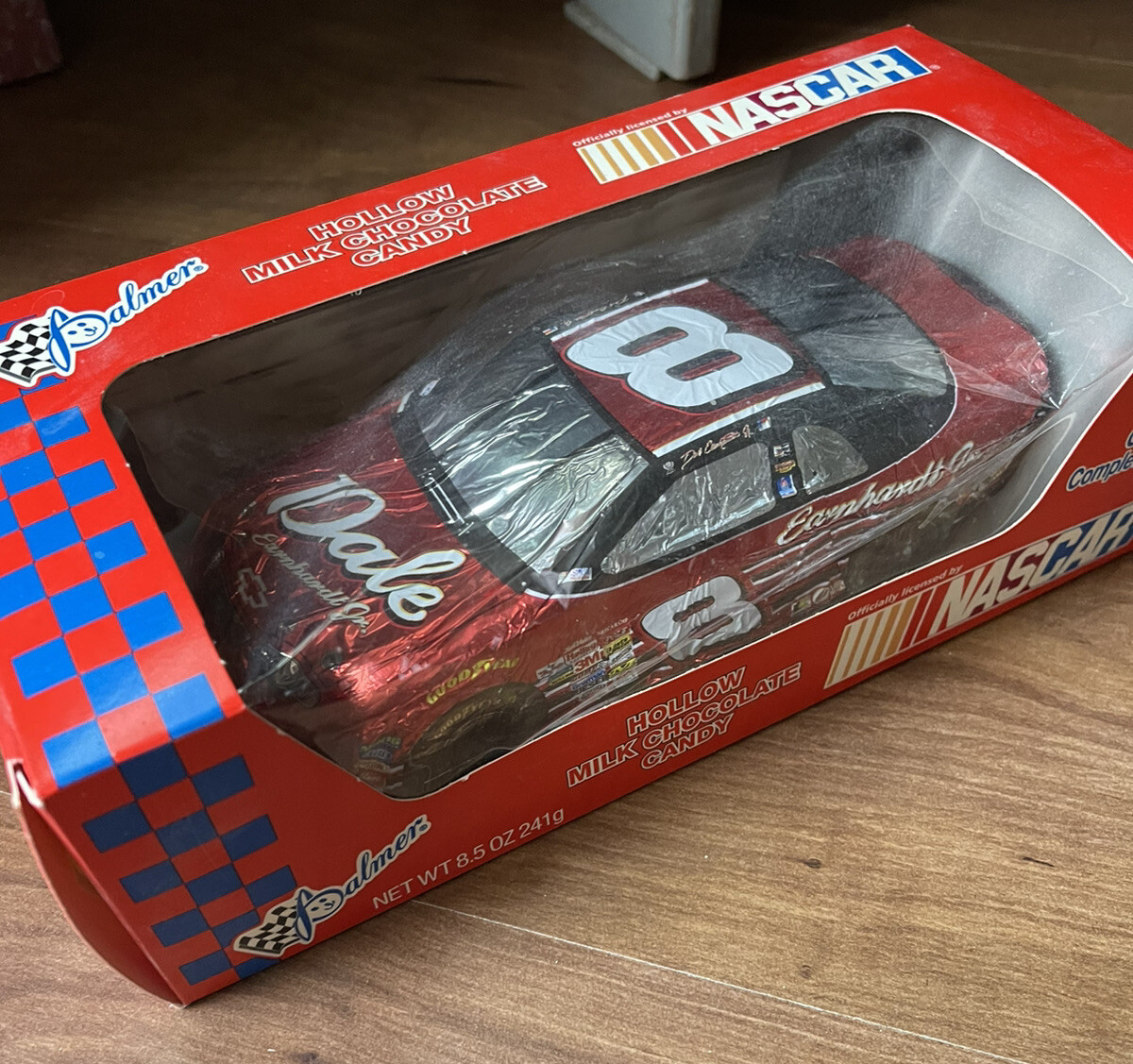 DALE EARNHARDT JR #8 NASCAR 2003 Palmer Foil Wrapped Hollow Chocolate ...