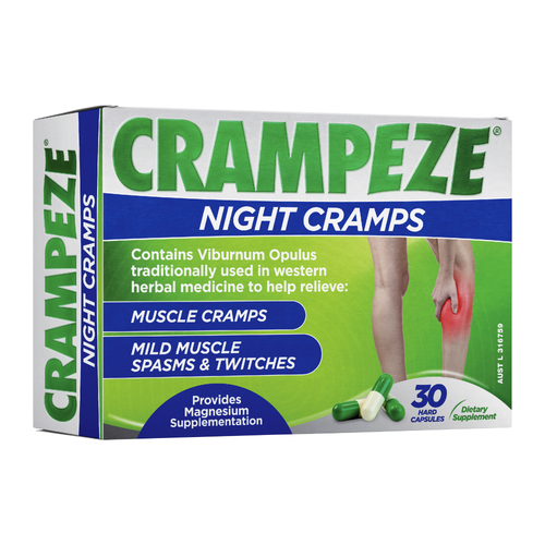 Crampeze Night Cramps 30 Capsules | eBay