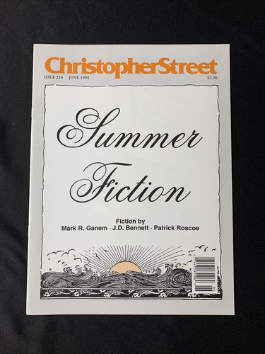 Christopher Street Magazine June 1994 #214 ~ Summer Fiction | eBay