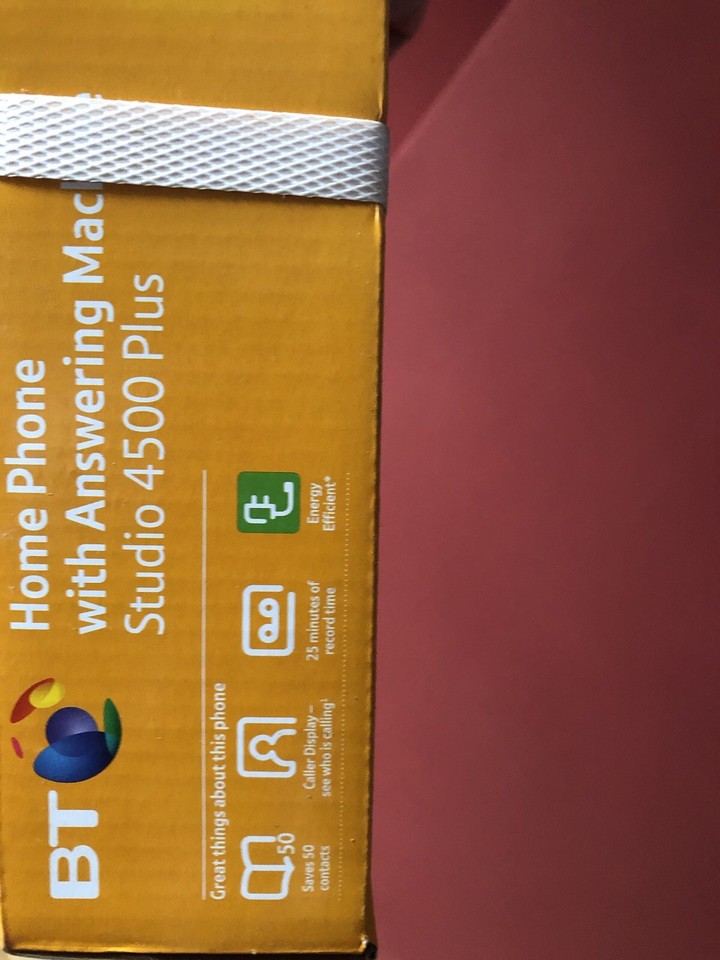 BT Home Phone With Answering Machine Silver Studio 4500 Plus | eBay UK