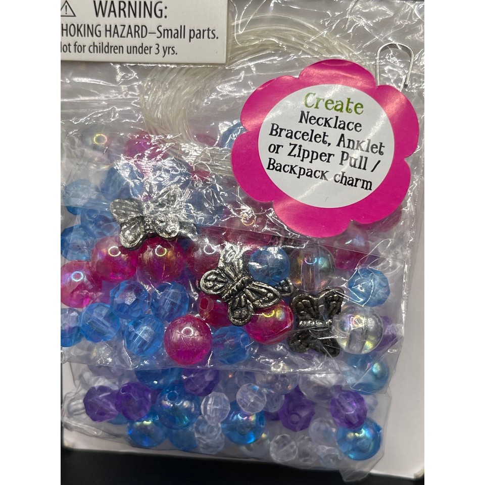Beading Fun Bead Pack Rainbow Butterflies Arts & Crafts | eBay UK