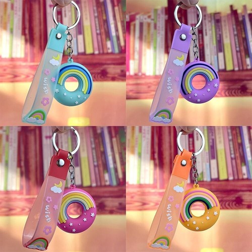 Cute Donut Keychain 3D Cartoon Key Chain New Phone Pendant Pendant ...