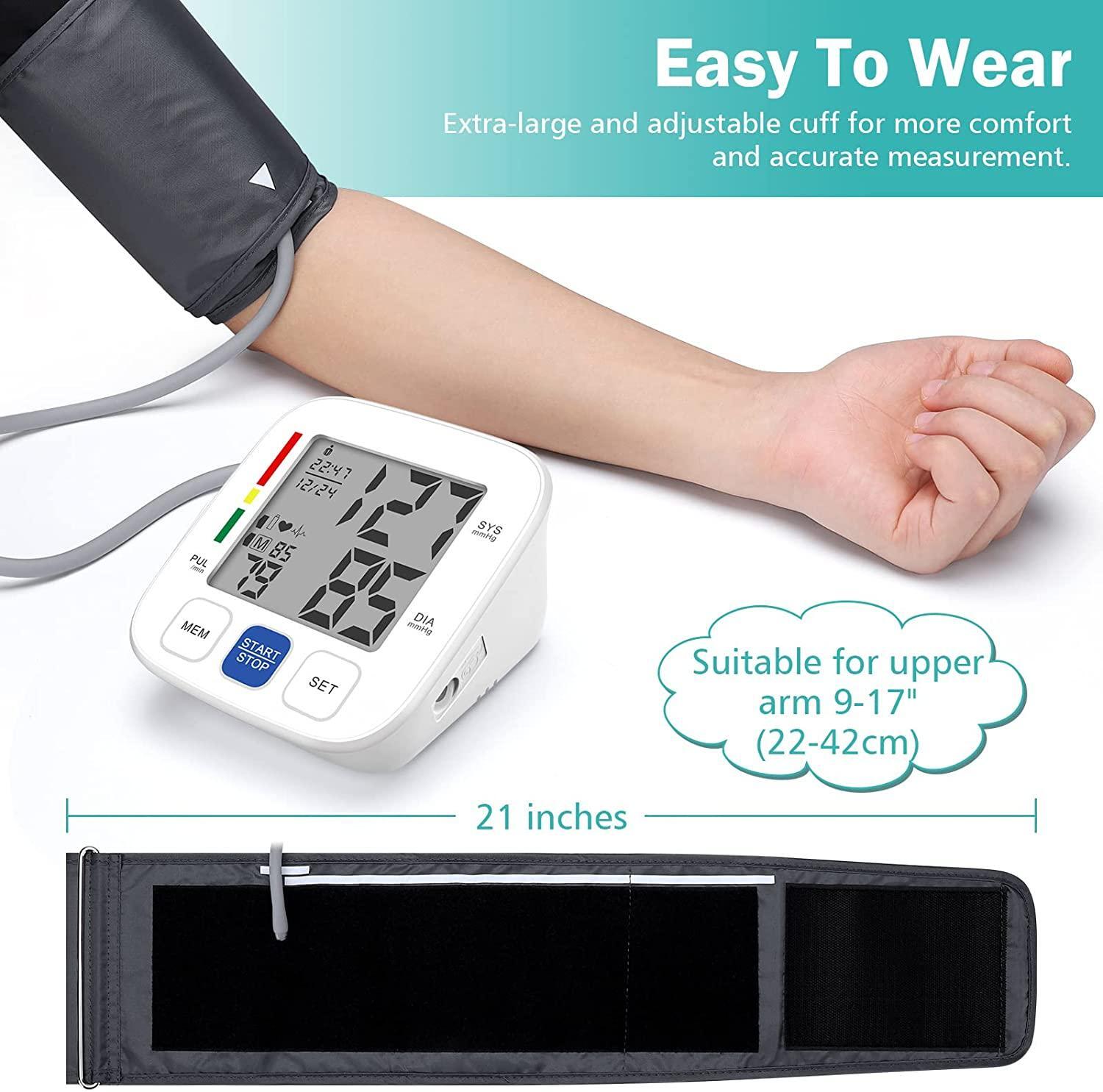 Tensiometro Digital De Brazo Maquina Medidor De Presion Arterial Autom 