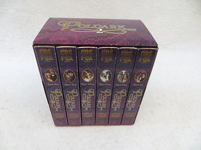 POLDARK 2 6 VHS BOX SET CBS/Fox Video 1994 Parts 1-6 | eBay