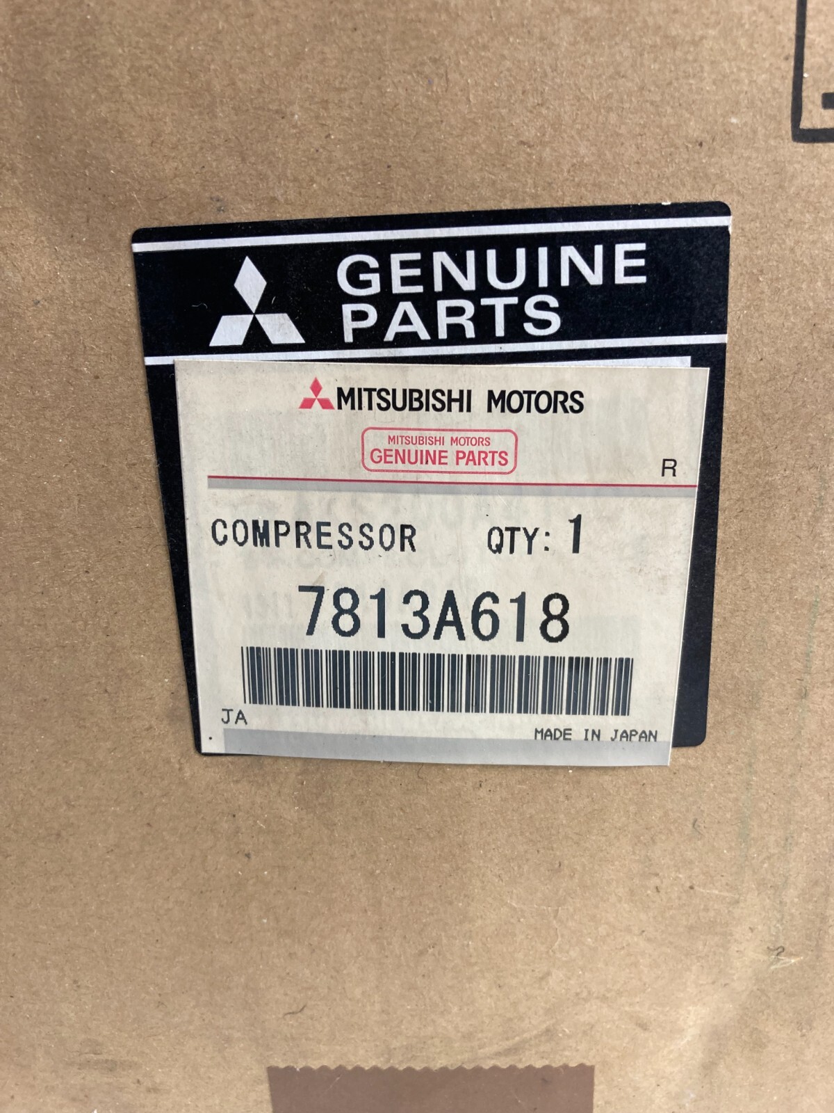 OEM Genuine Mitsubishi 7813A618 COMPRESSOR & A/C CLUTCH LANCER ...