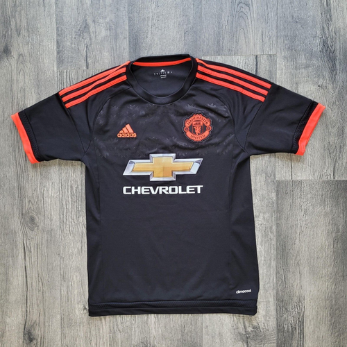 Adidas Manchester United Chevrolet 2015 Solid Soccer Jersey Kit Neon ...