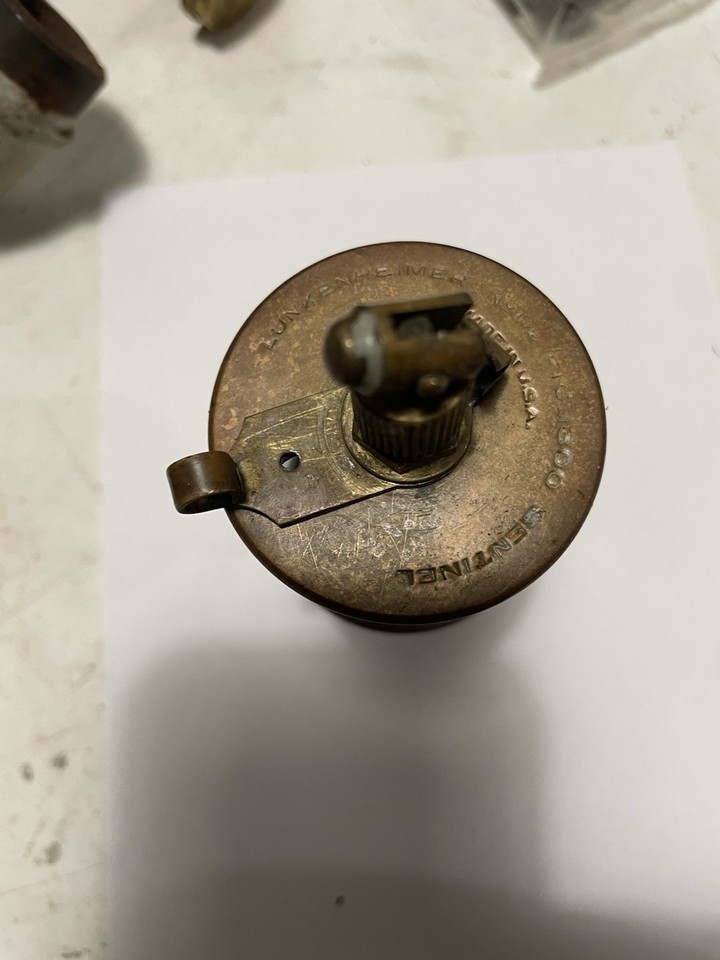 Lunkenheimer Brass Glass Oiler No. 4 Sentinel Industrial Stationary ...