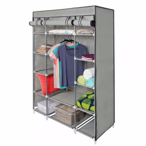 5-Layer Portable Closet Cloth Cabinet Storage Organizer Wardrobe ...