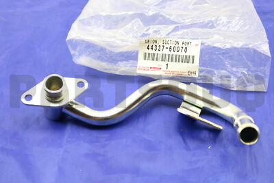 4433760070 Genuine Toyota UNION, POWER STEERING SUCTION PORT 44337 ...
