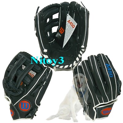 Wilson A450 All Position Baseball Glove-Right-Hand Throw Boys and Girls ...
