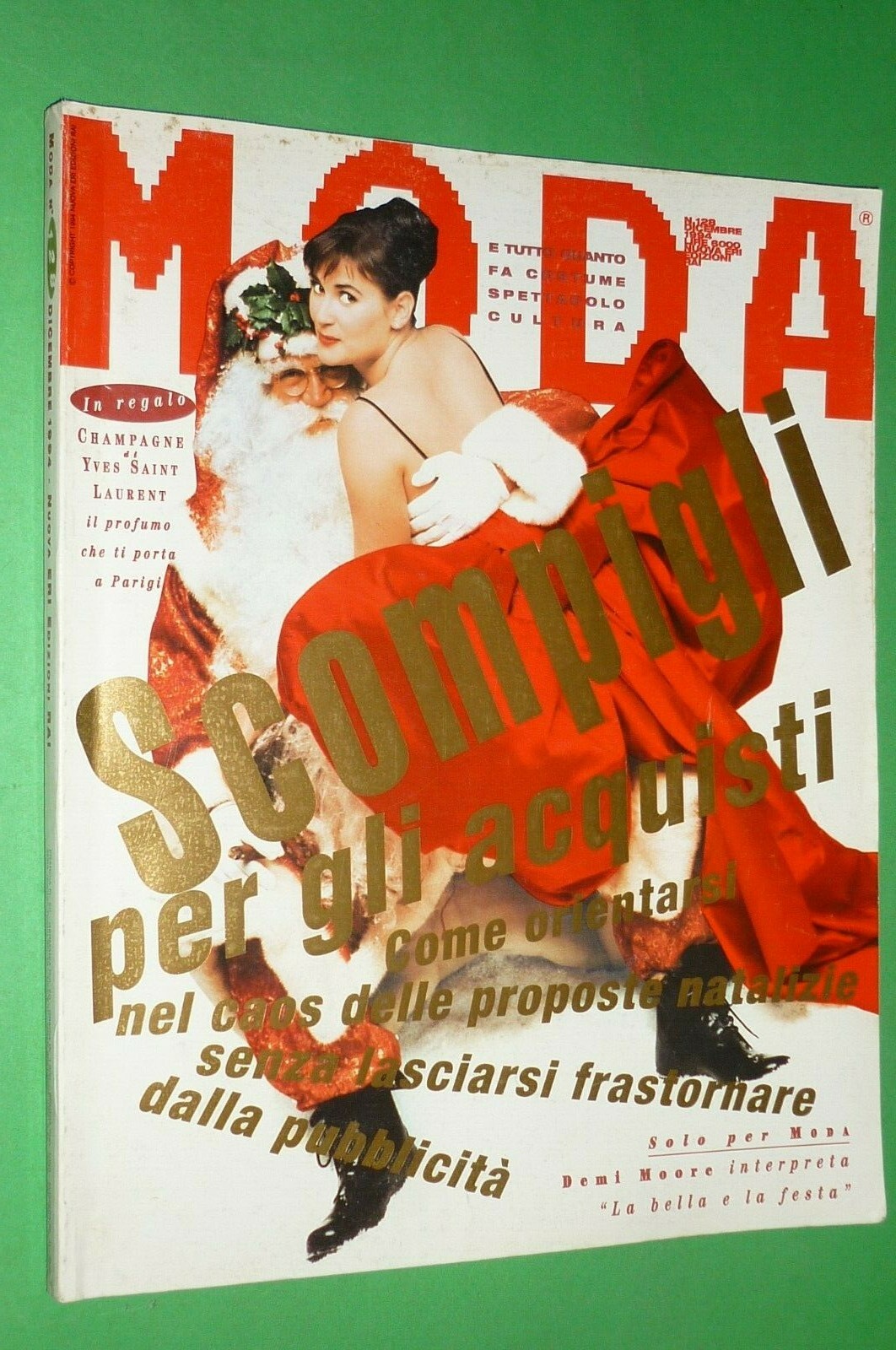Moda Magazine 1994 Demi Moore + Isabelle Adjani +Milla Jovovich + Carla ...