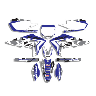 2018 2019 2020 2021 YZ450F YZF 450 GRAPHICS KIT URBAN CAMO BLUE/GREY ...