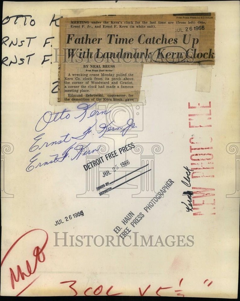 1966 Press Photo Kern clock - DFPC89957 | eBay