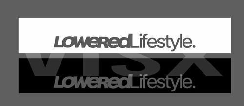Lowered Lifestyle Decal