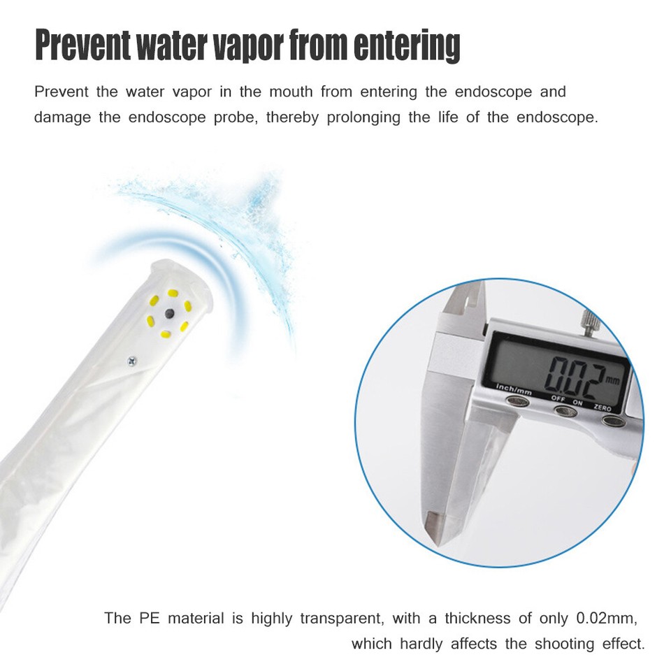 Disposable Endoscope Sleeves Intraoral Camera Covers Protective Sheath ...