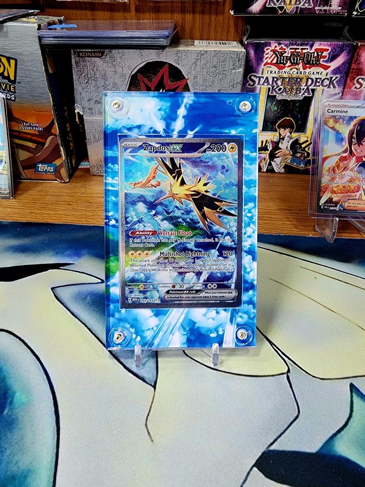 Pokemon 151 Zapdos EX 202 Custom Display Case Slab Extended Artwork | eBay