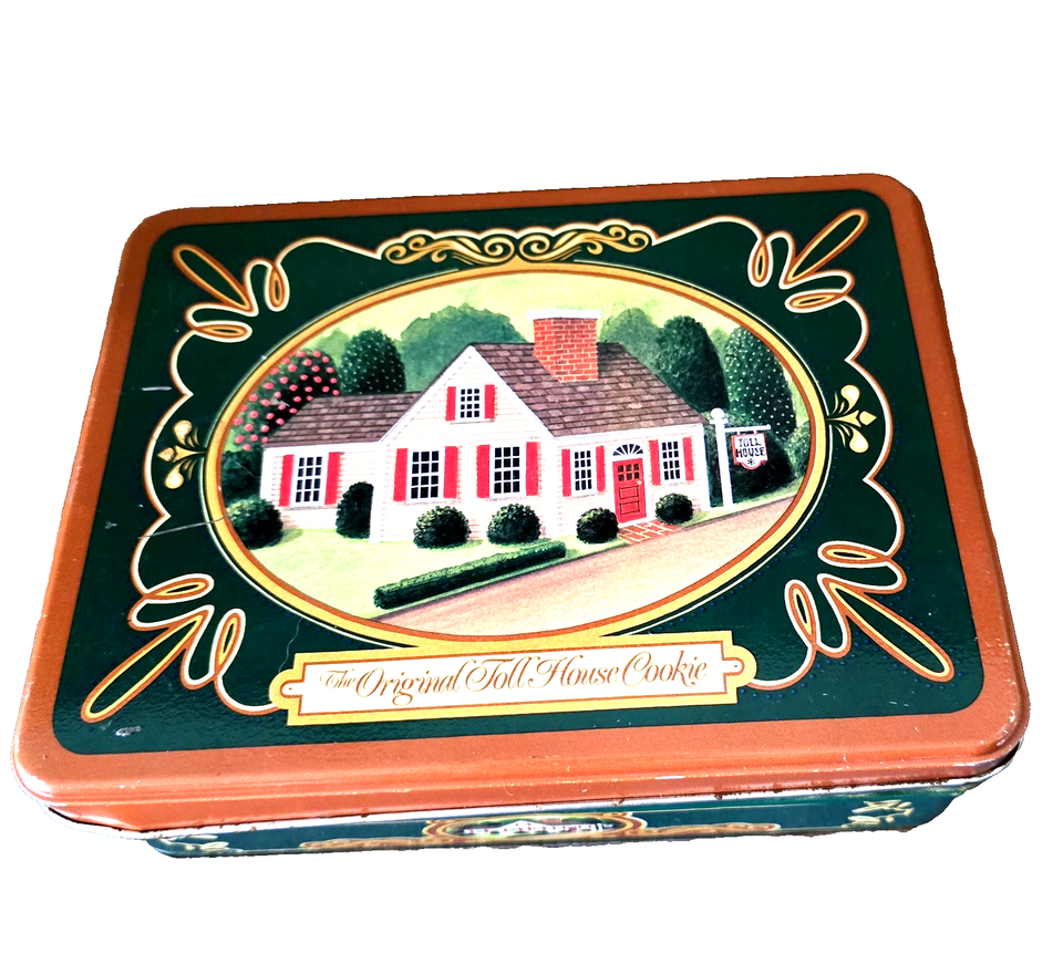 Vintage The Original Toll House Cookie Tin 8" x 6" Empty | eBay