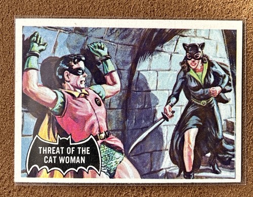 1966 Batman Black Bat Card #31. Threat of the cat woman. | eBay