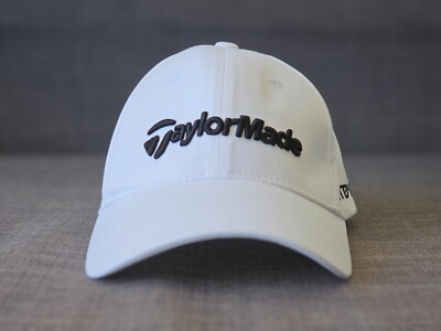 Taylormade Strapback Cap Golf Hat White Performance TP5 Stealth ...