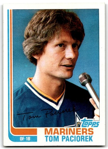 1982 Topps Tom Paciorek Seattle Mariners #678 | eBay