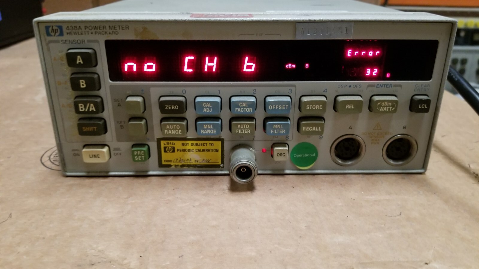 HP 438A Power Meter Unit #5 Option 002 Tested GOOD! | eBay