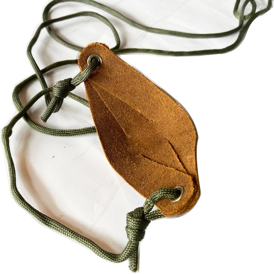 Leather Shepherd Sling Handmade Paracord Shepherds Sling Rock Thrower ...