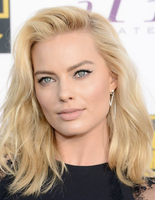 Margot Robbie in an 8" x 10" Glossy Photo Headshot 2016 rose | eBay