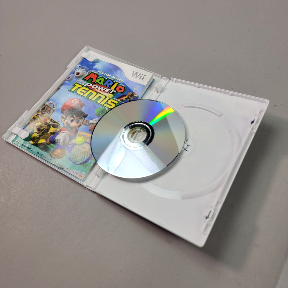 Mario Power Tennis Nintendo Wii Complete In Box With Manual *Great ...