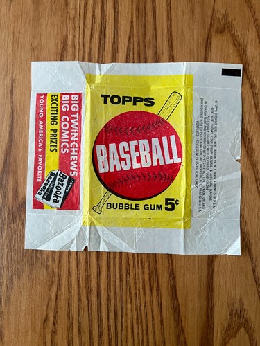 1963 TOPPS BASEBALL 5 CENT WRAPPER | eBay