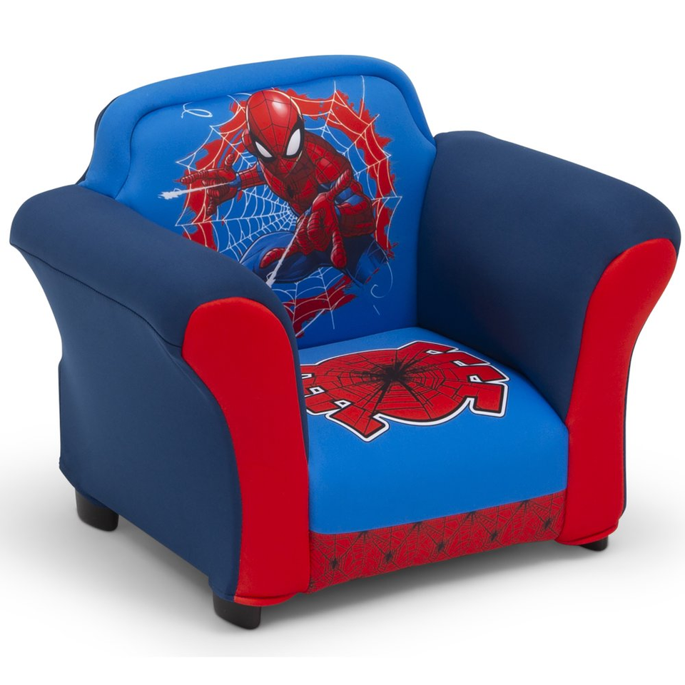 Spider-Man Chair Upholstered Kids Marvel Club Sofa Armchair Furniture ...