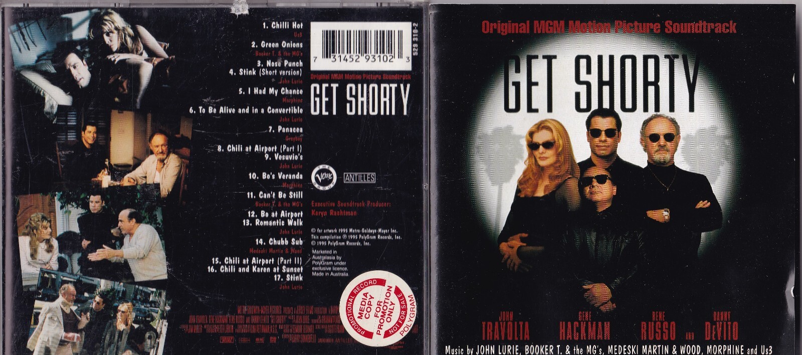Get Shorty soundtrack cd album-Booker & the MG's, Morphine, Us3, John ...