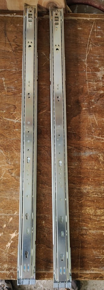 Full Kit Pair King Slide Rack Mount Server Rails Ball Bearing Toolless ...