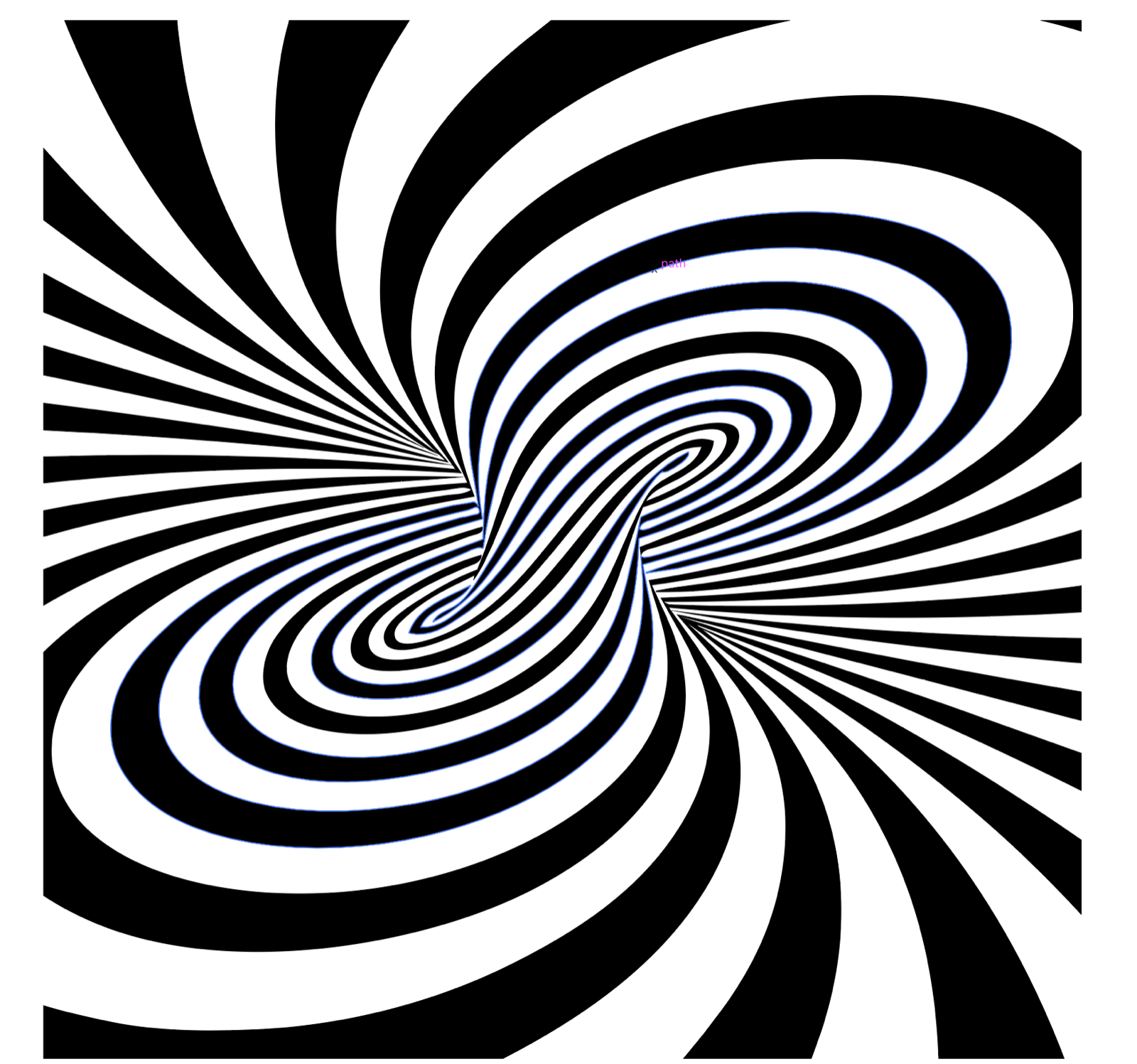 Optical Illusion Effect Magic Eye Vinyl Wall Art Sticker Many Colours ...