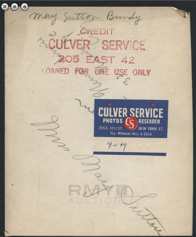 1912 May Sutton - First Great American Female Athlete - Famous Portrait ...