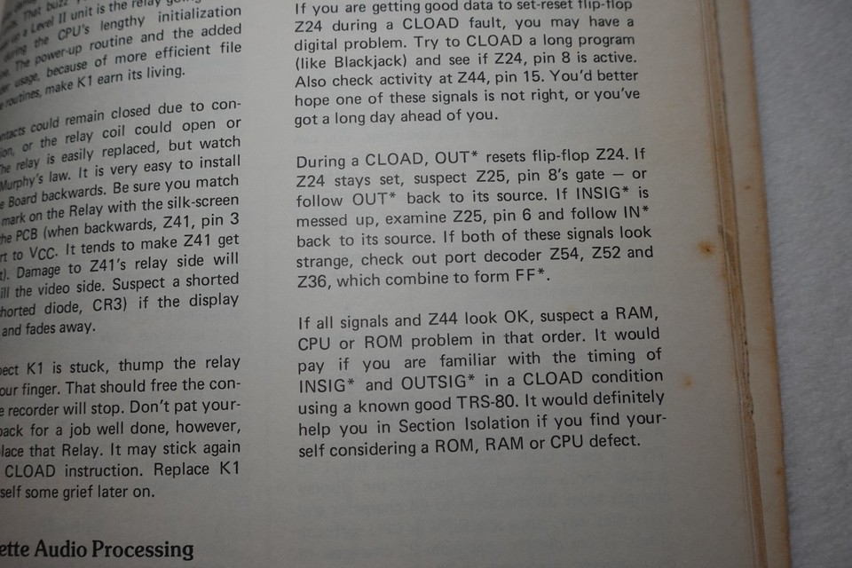 Radio Shack TRS-80 Micro Computer Technical Reference Handbook 1978 Publication | eBay