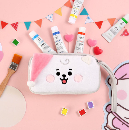 BTS BT21 Official Authentic Goods RJ Plush Pen Pouch Federmäppchen ...
