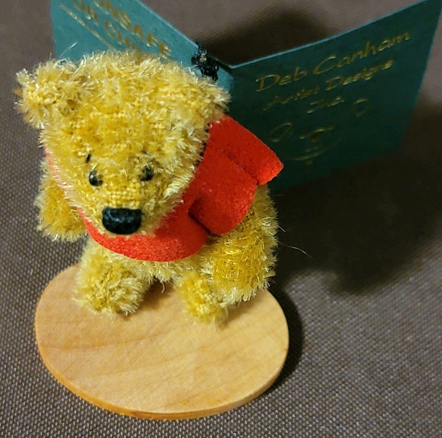 Artist Deb Canham Miniature Bear LE 1999 Disney World WINNIE THE POOH ...