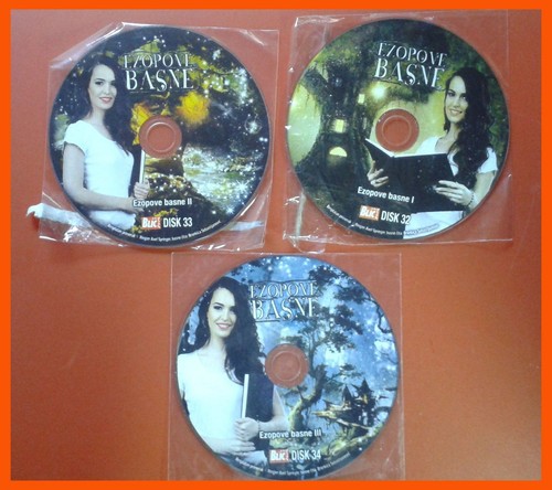 Ezop Basne 1,2 i 3 CD govori Brankica Sebastijanovic | eBay