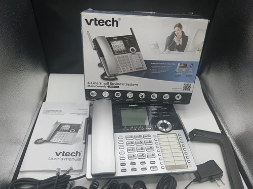 VTech 4-Line Expandable Business Phone System Main Console CM18445 | eBay