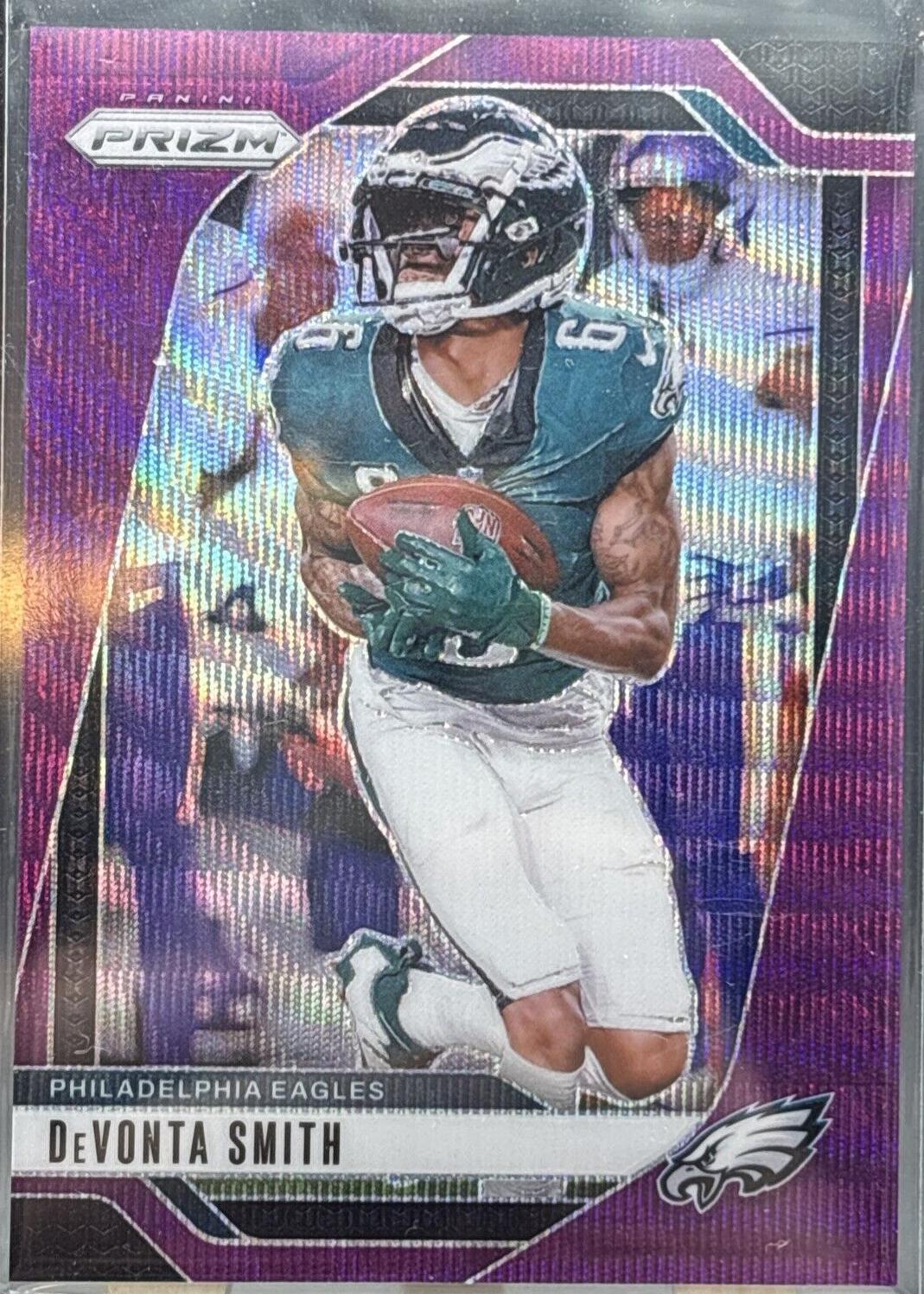 2024 Panini Prizm - Devonta Smith #234 Purple Wave Prizm /99 for sale online | eBay