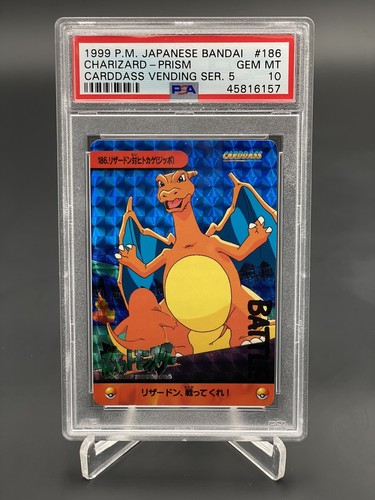 1999 Pokemon Carddass Charizard Prizm PSA 10 GEM MINT | eBay